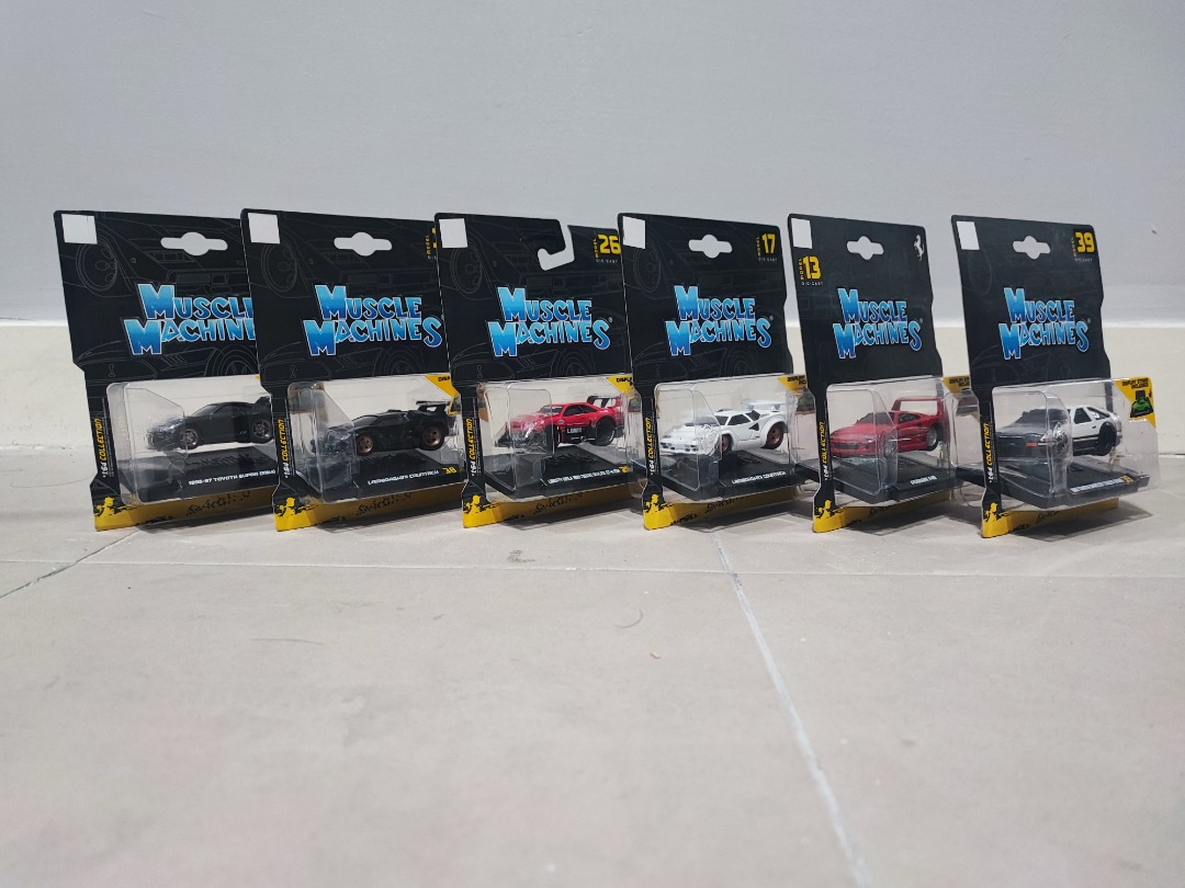 [MOSC] Muscle Machine Cars x6, Hobbies & Toys, Toys & Games on Carousell