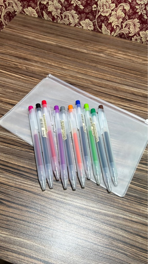 Muji Knock Type Pens, Hobbies & Toys, Stationary & Craft, Craft ...