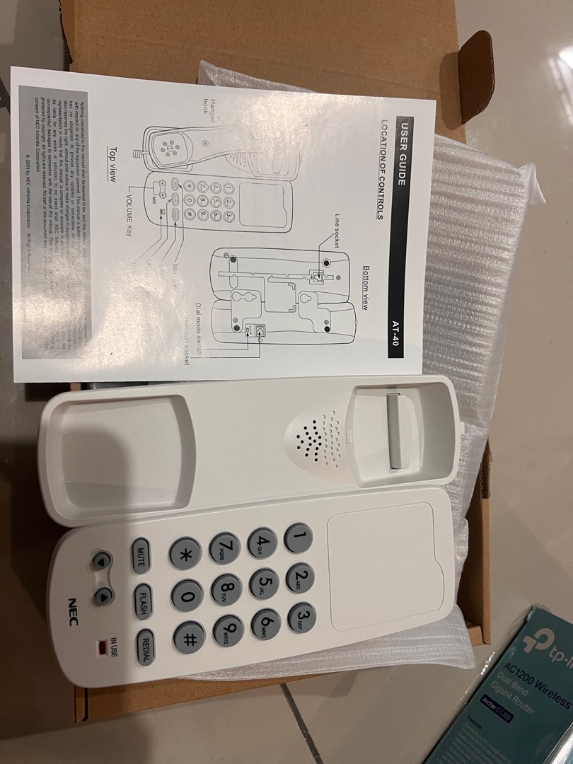 NEC AT-40 wired phone, Mobile Phones & Gadgets, Other Gadgets on Carousell