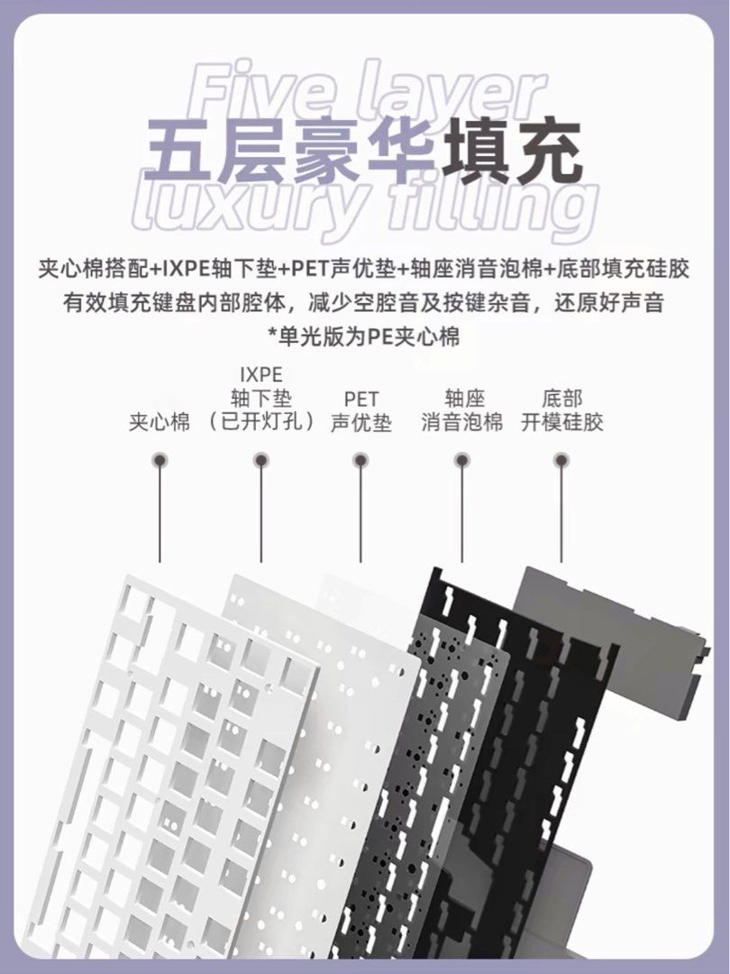 (NEWEST) XINMENG M87 Pro V2 Gasket Mount Full Hot-Swappable Mechanical ...