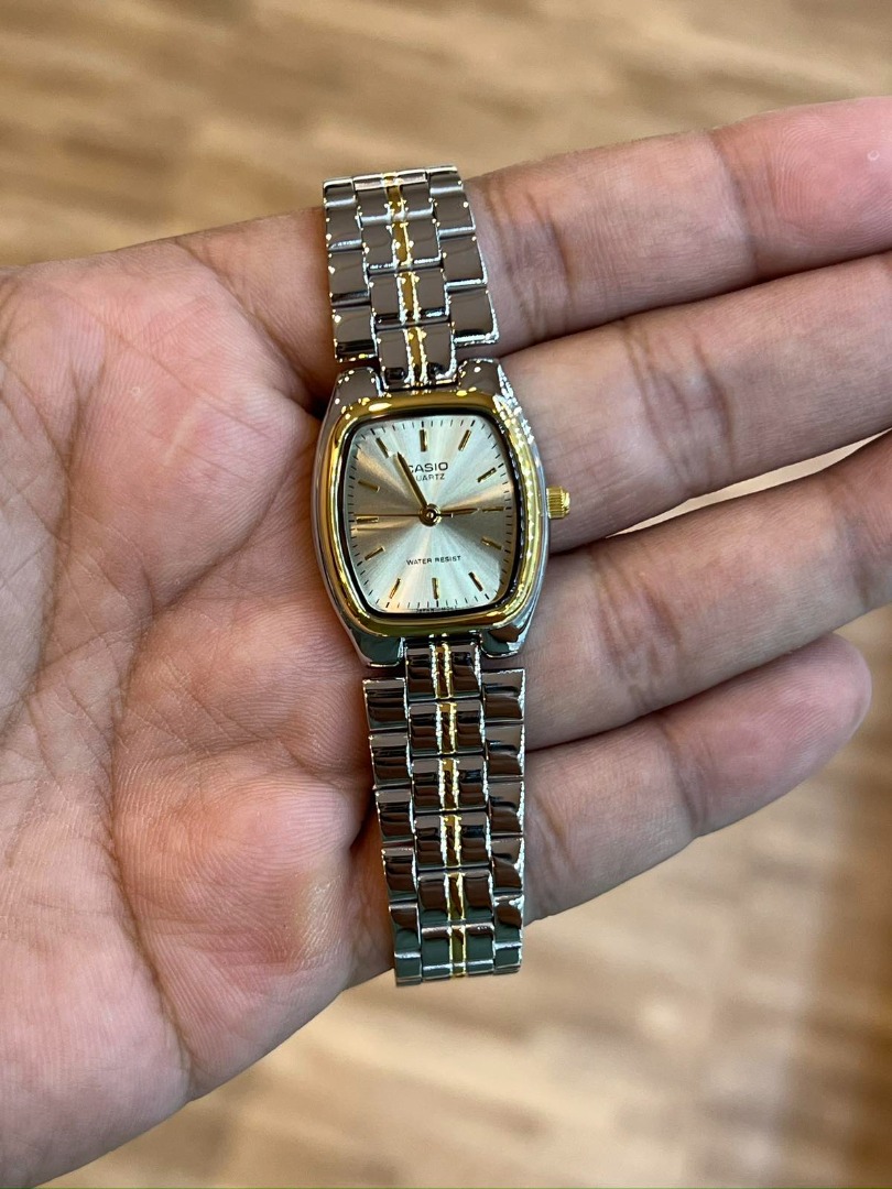 ORIGINAL CASIO Analog Two-Toned Ladies Watch LTP-1169G-9A, Luxury ...