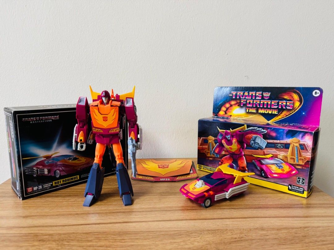 Original Hasbro Transformers 1986 movie G1 Hot Rodimus / Hot Rod Toy ...