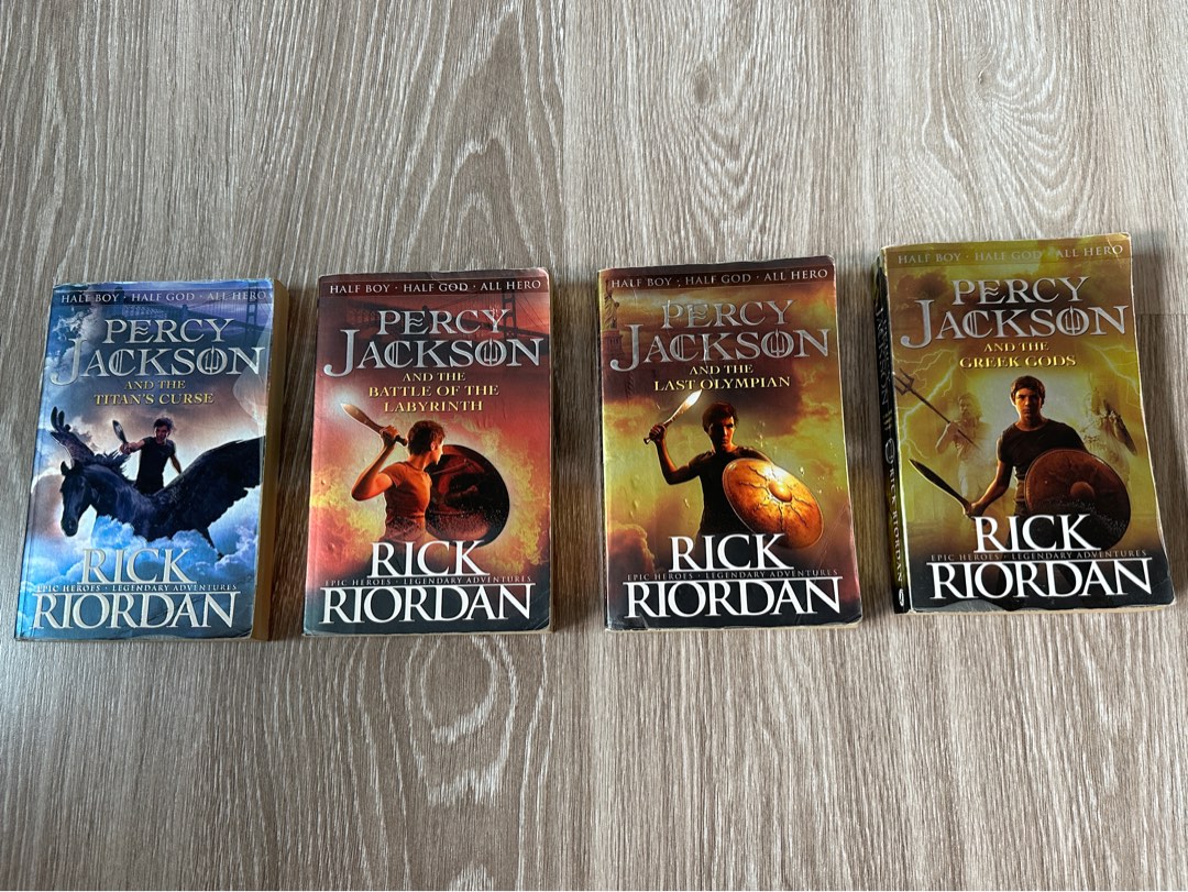 Percy Jackson Book Series Bundle, Hobbies & Toys, Books & Magazines ...