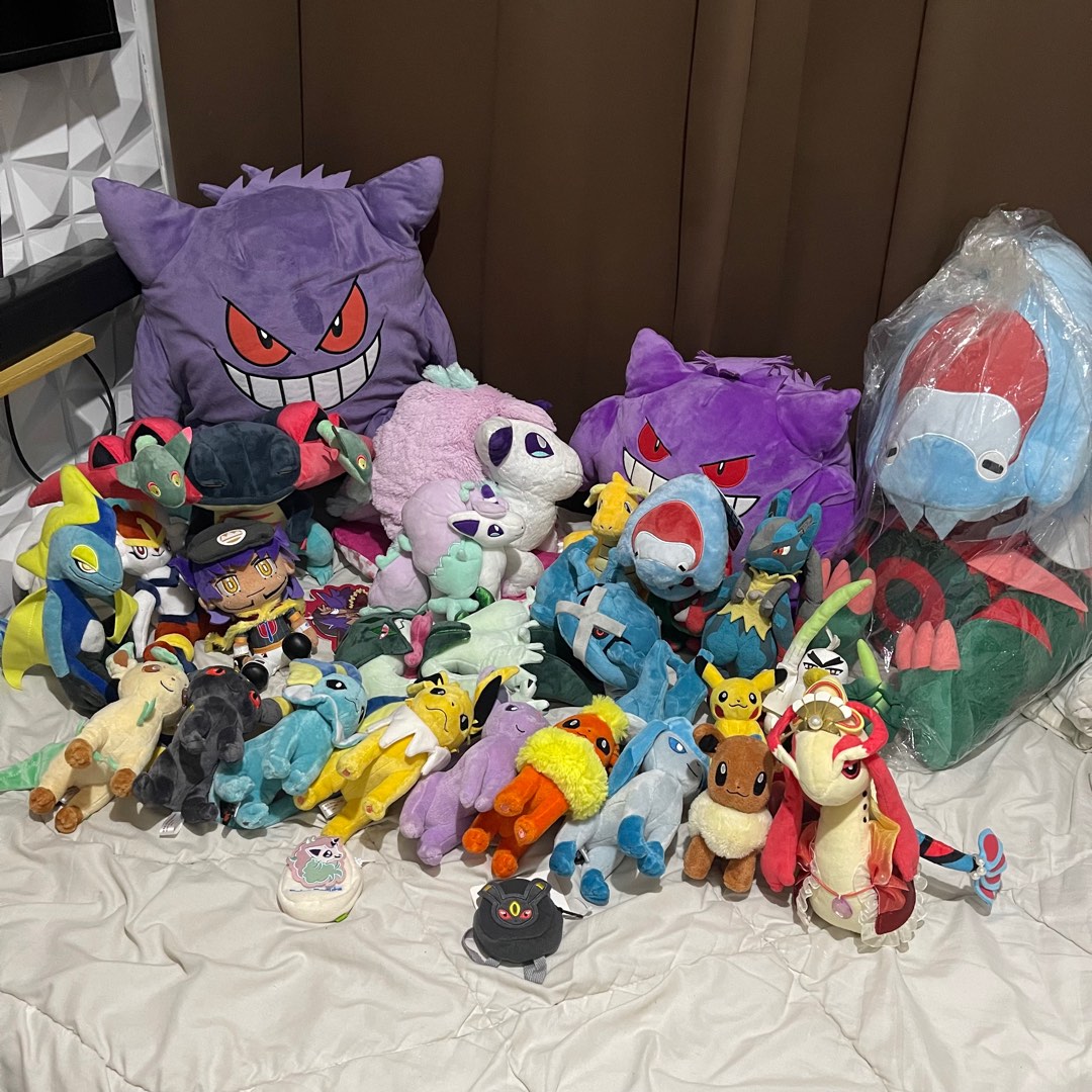 Pokemon Plushies Stuffed Toys Plush, Hobbies & Toys, Toys & Games on ...