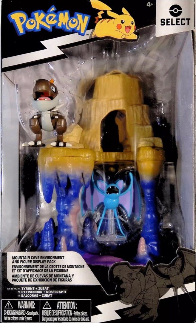 Pokemon Select Mountain Cave Environment Playset Figures Set, Hobbies ...
