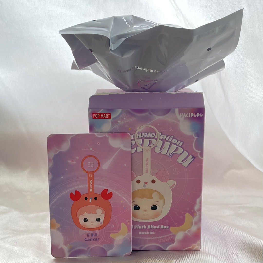 Pop Mart Hacipupu The Constellation Pendant (Cancer), Hobbies & Toys ...