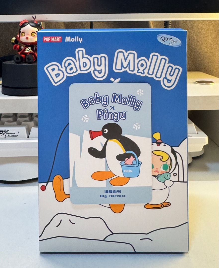 PopMart Molly x Pingu, Hobbies & Toys, Toys & Games on Carousell