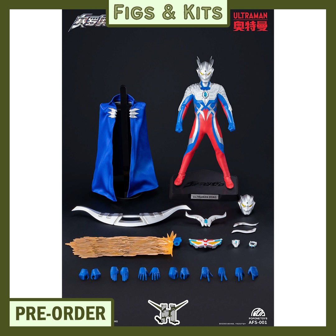 PRE-ORDER!! 6-inch cloth action figure series Ultraman Zero AFS001, Hobbies & Toys, Toys & Games ...