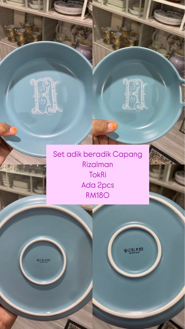 Rizalman pinggan capang adik abang, Furniture & Home Living ...
