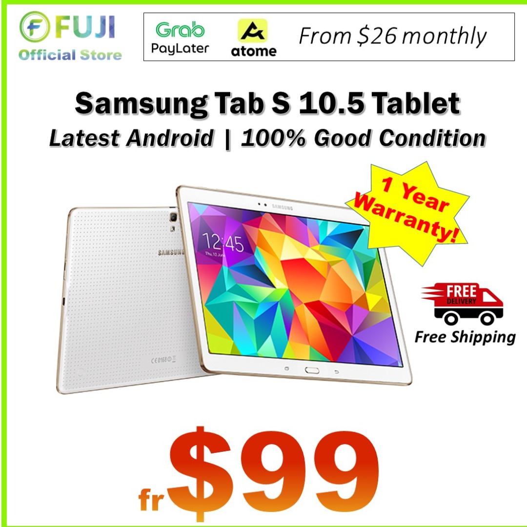 Samsung Tab S 10.5 / Note Pro / Note 10.1 White 16GB, Mobile Phones ...