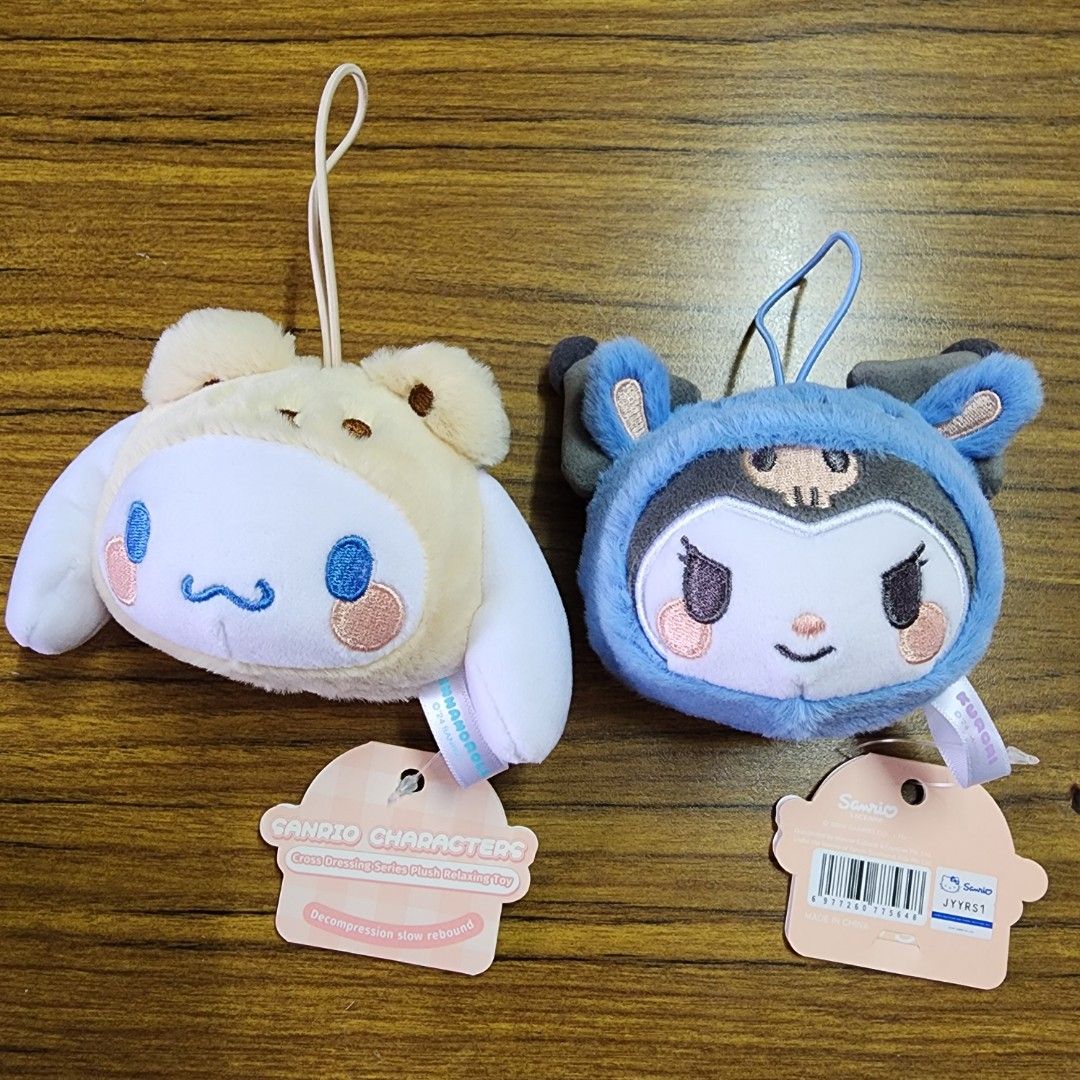 Sanrio Characters Cross Dressing Series Plush Relaxing Toy Charm ...