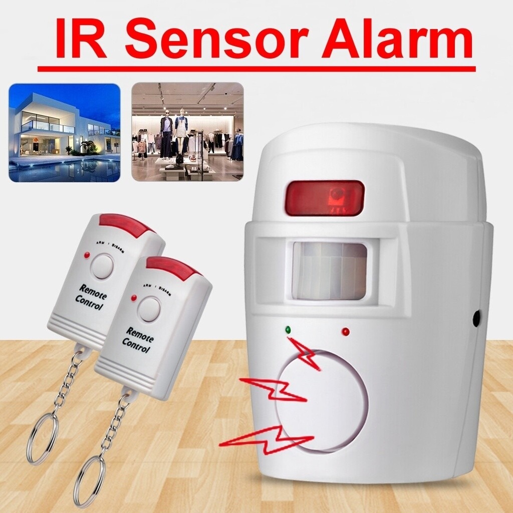 Wireless Remote Controlled Mini Alarm * w/ IR Infrared Motion Sensor ...