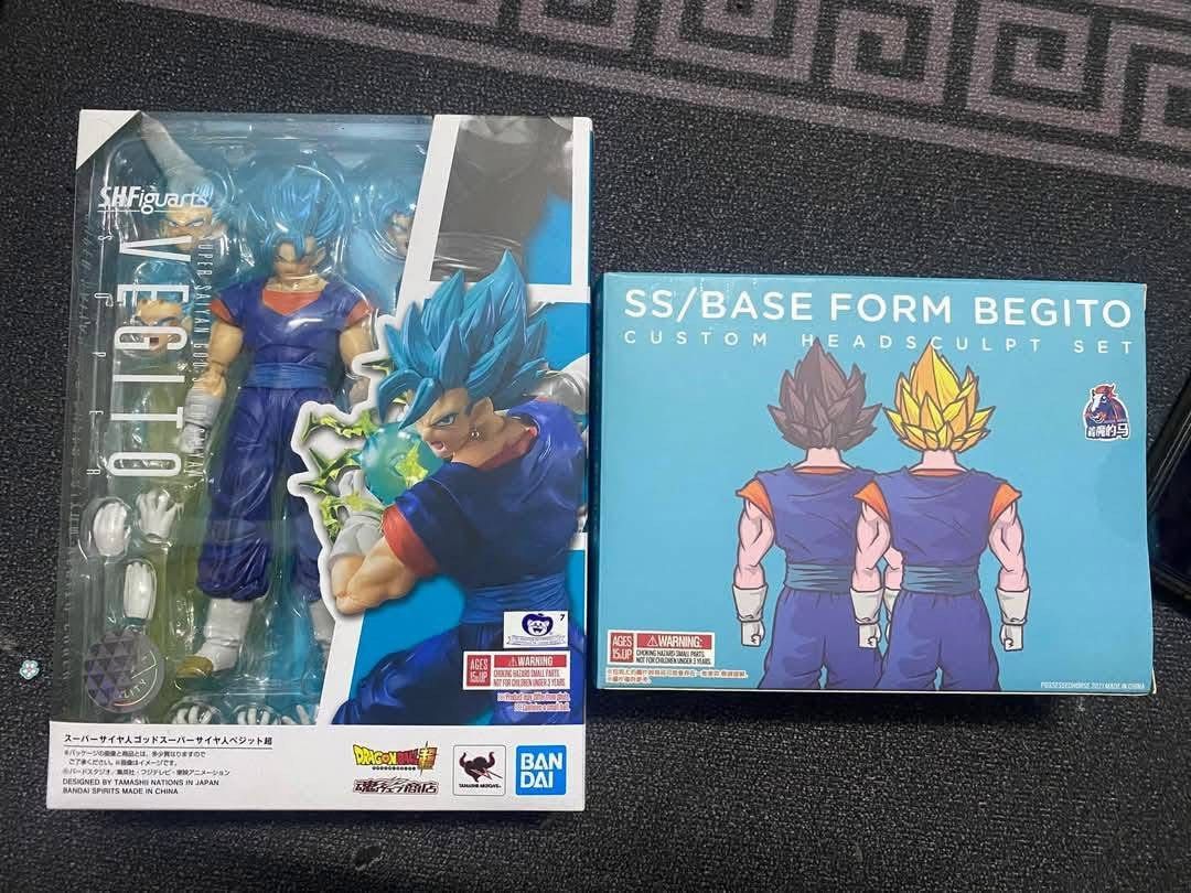 shf vegito blue+ df eksesori, Hobbies & Toys, Toys & Games on Carousell