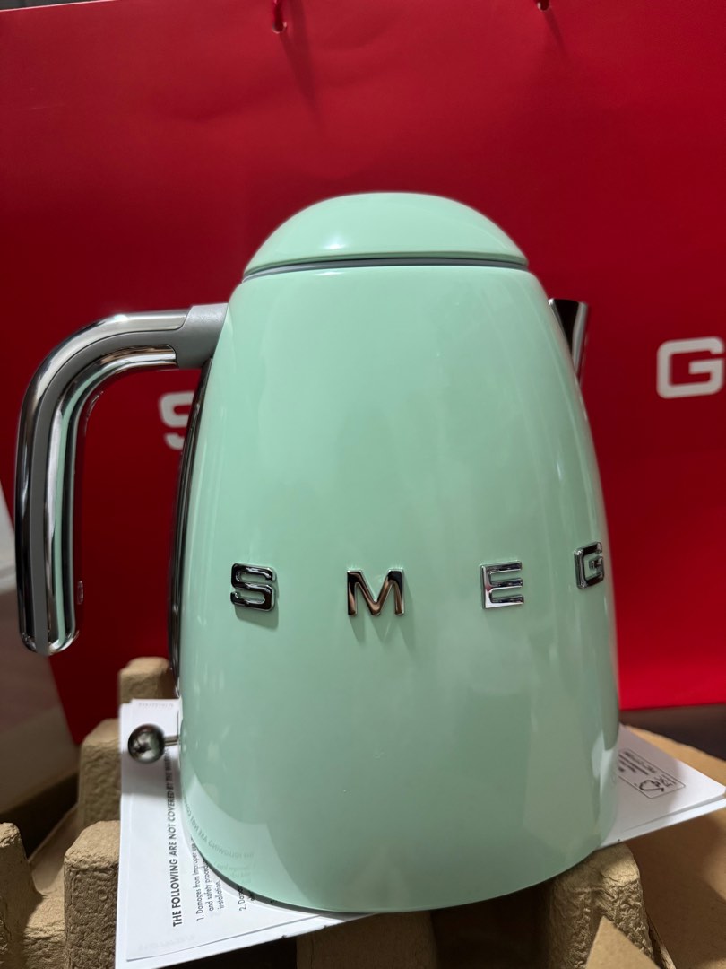 SMEG Electric Kettle Pastel Green, TV & Home Appliances, Kitchen ...