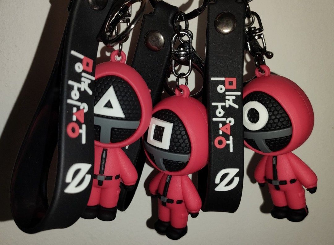 Squid Game Keychain, Hobbies & Toys, Collectibles & Memorabilia, K-Wave ...
