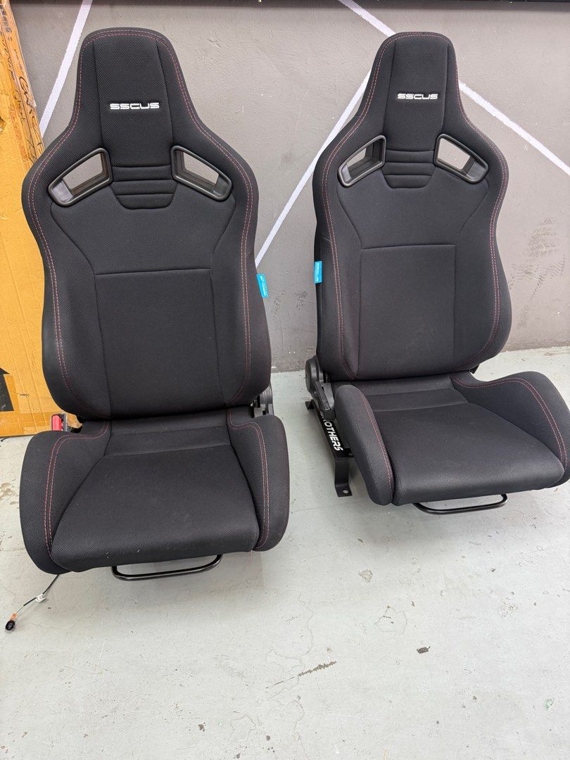 SSCUS Sport Speedster Fabric Racing seat, Auto Accessories on Carousell