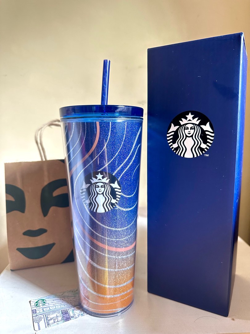 Starbucks 2025 Indigo Cold Cup Tumbler, Furniture & Home Living ...