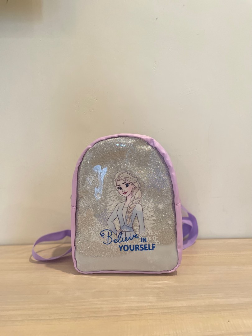 Tas frozen miniso ungu, Bayi & Anak, Mainan & Baby Walker di Carousell