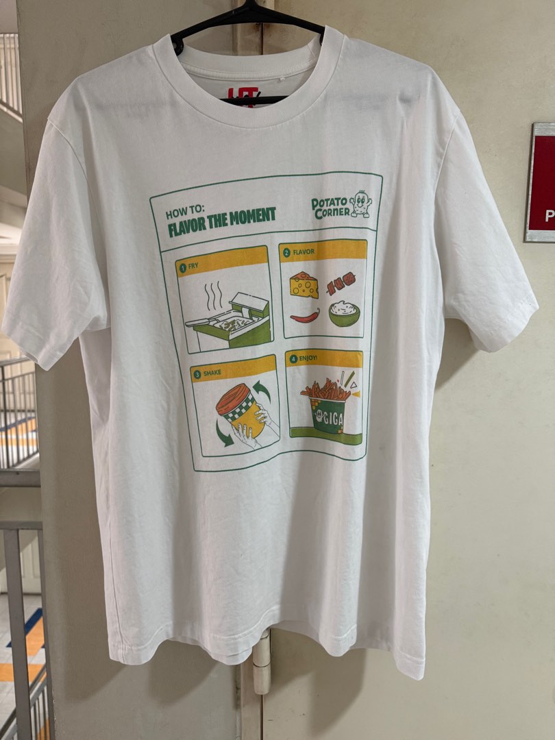 Uniqlo Potato Corner, Men's Fashion, Tops & Sets, Tshirts & Polo Shirts ...