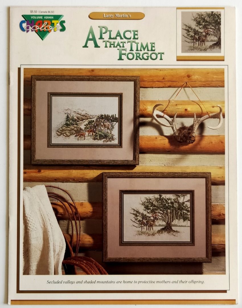 [USED] (A02-410) Cross Stitch Pattern Chart - Color Charts, A Place ...