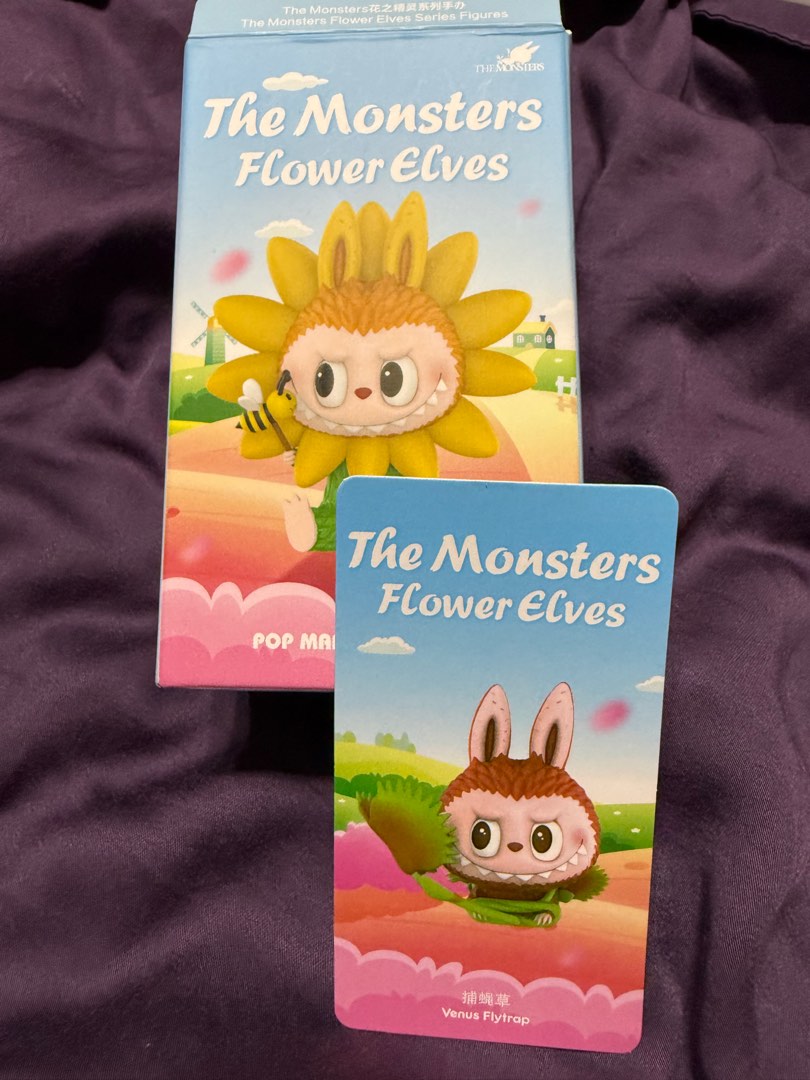 Pop Mart - Venus Flytrop - The Monsters Flower Elves Labubu, Hobbies ...