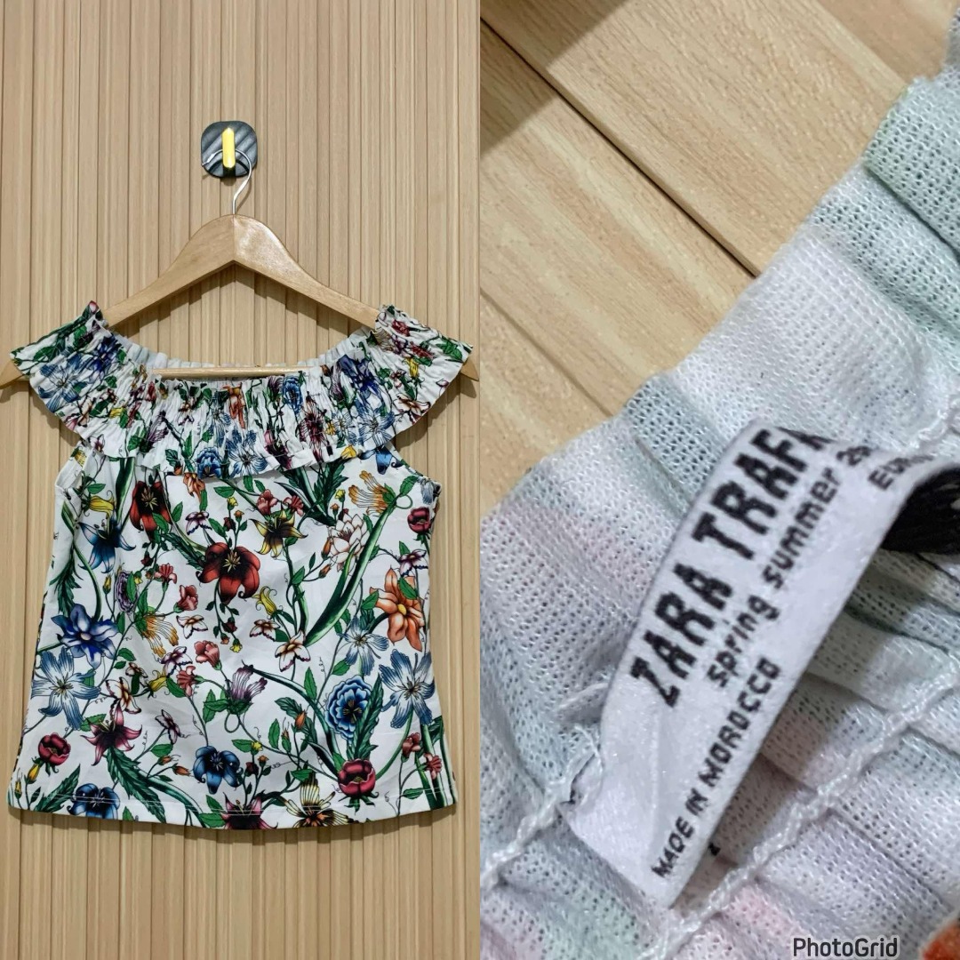 Zara top, Women's Fashion, Tops, Blouses on Carousell