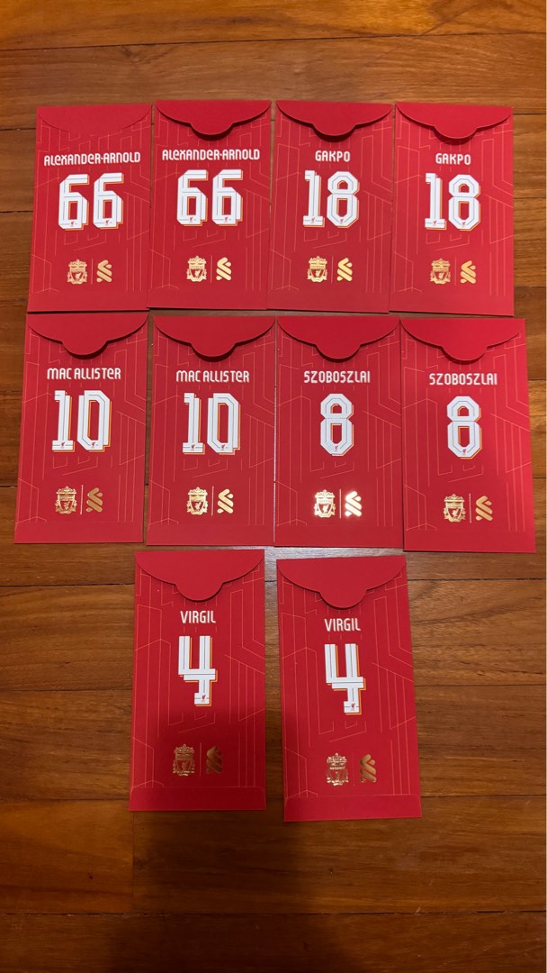 2025 LFC Liverpool Red Packet/ Ang Bao, Hobbies & Toys, Stationery ...