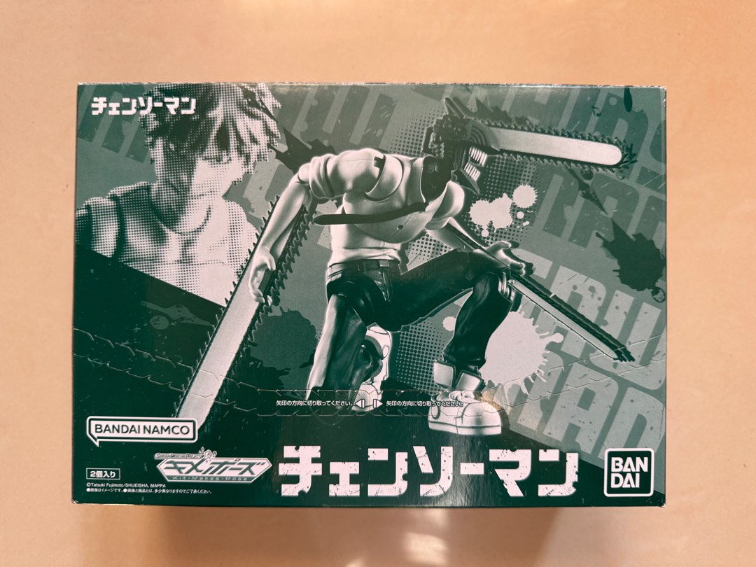 已開 BANDAI CANDY SMP SHOKUGAN MODELING PROJECT Makes Pose Kit 鏈鋸人 淀治 組裝 ...