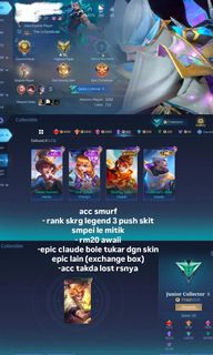 ACC MLBB, Video Gaming, Video Games, Others on Carousell