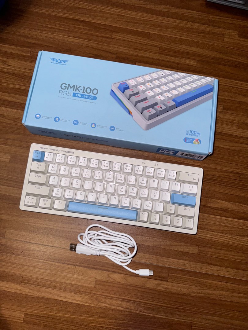 Armaggeddon GMK-100 RGB Gasket Mechanical Keyboard | 3 Modes | 2.4G ...