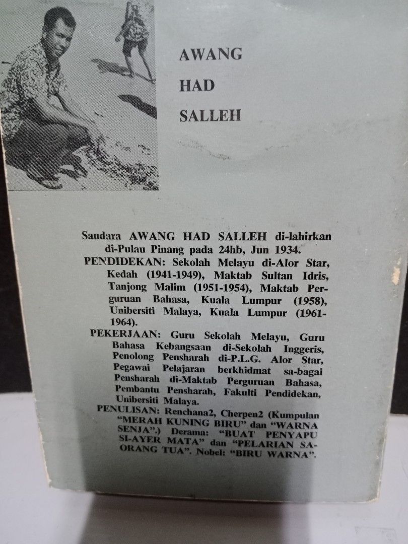 Awang Had Salleh - Biru Warna - vintage original Usaha Penerbitan ...