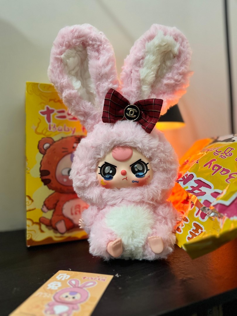 Baby Three Shio Bunny Kelinci Original mata nangis jidat pink RARE BB3, Toys & Collectibles ...