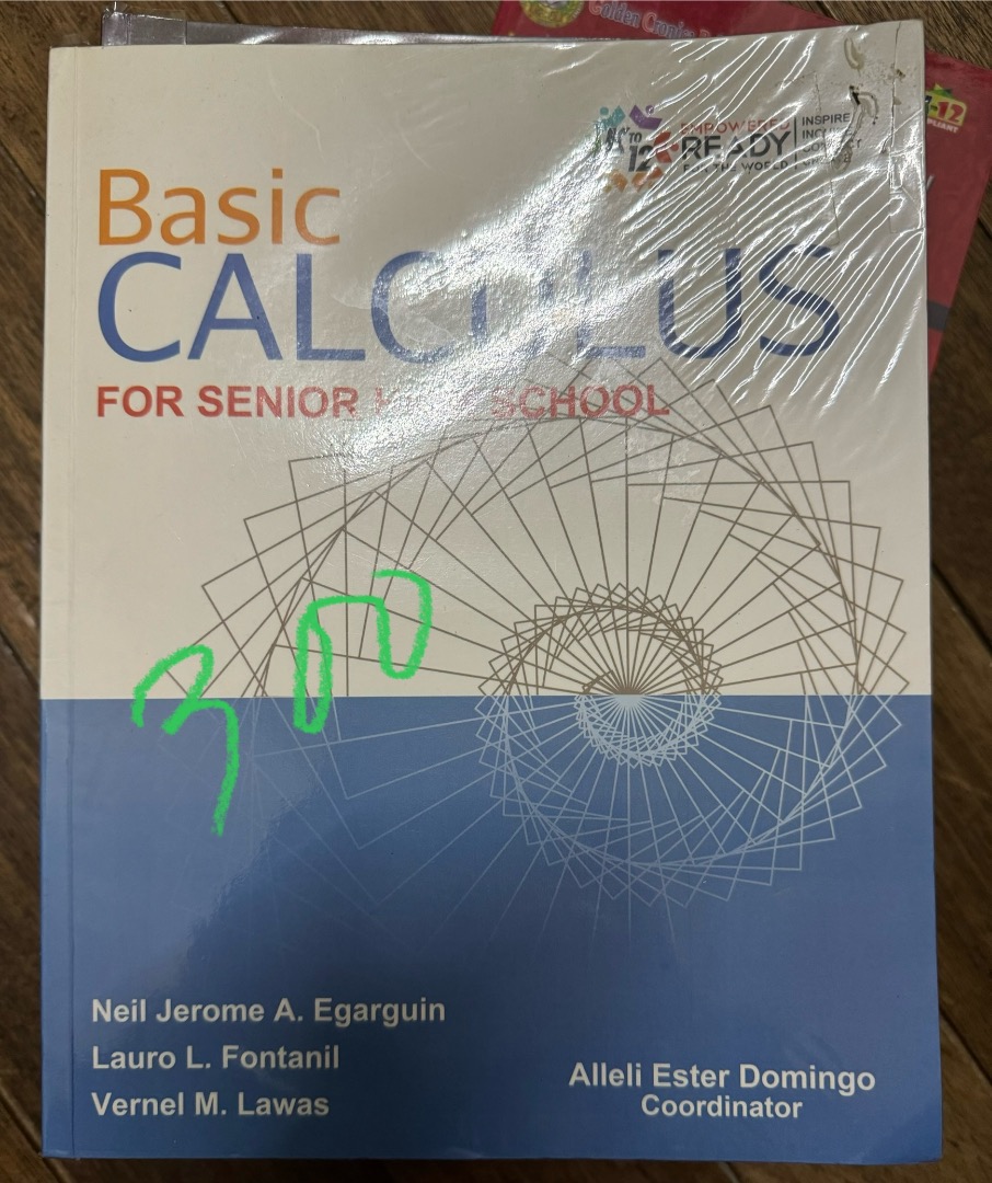 Basic Calculus used in UST SHS, Hobbies & Toys, Books & Magazines ...