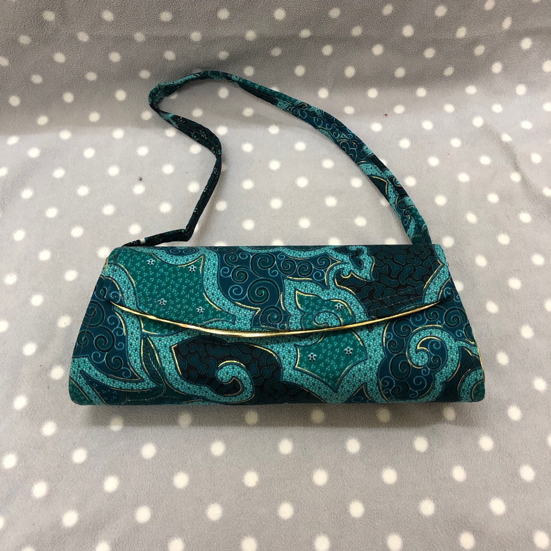 Batik dinner bag, Women's Fashion, Bags & Wallets, Clutches on Carousell