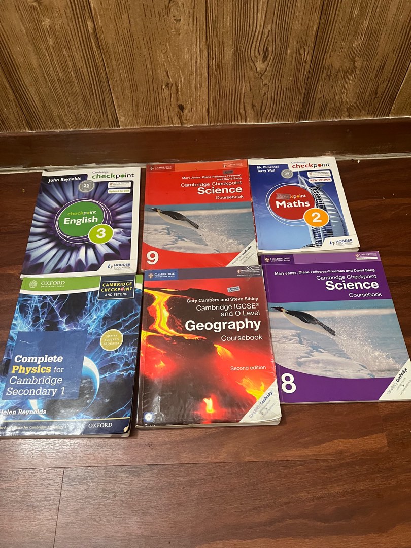 Cambridge IGCSE & checkpoint textbooks (English, Science, Physics ...