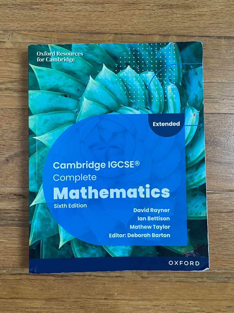 Cambridge IGCSE Complete Mathematics Extended: Student Book (6E), Hobbies & Toys, Books ...