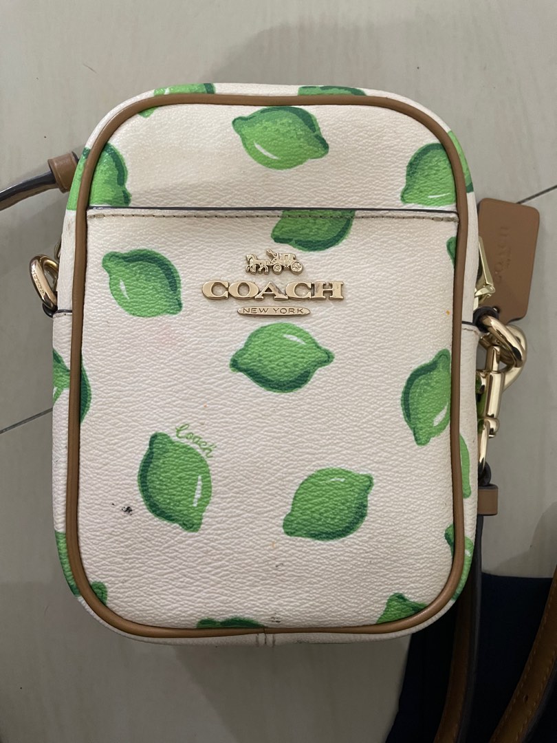 COACH LEMON, Women's Fashion, Bags & Wallets, Cross-body Bags on Carousell