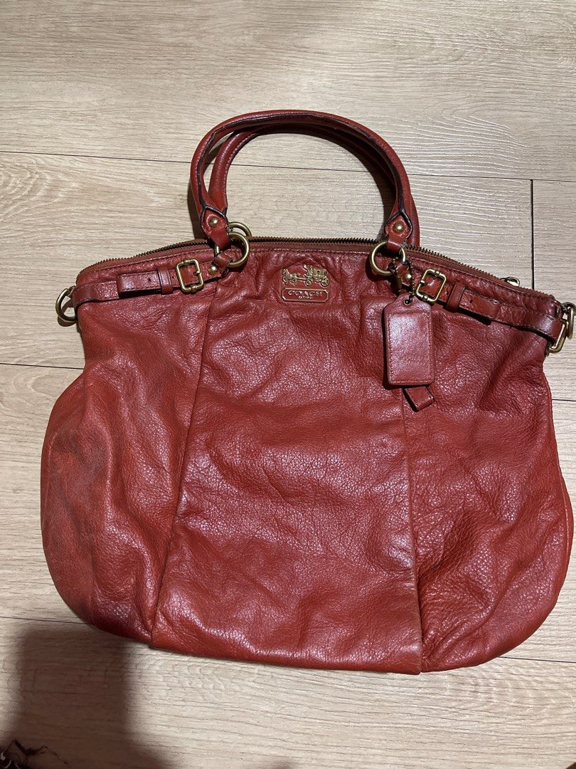 Coach Madison Lindsey Leather, Women's Fashion, Bags & Wallets ...