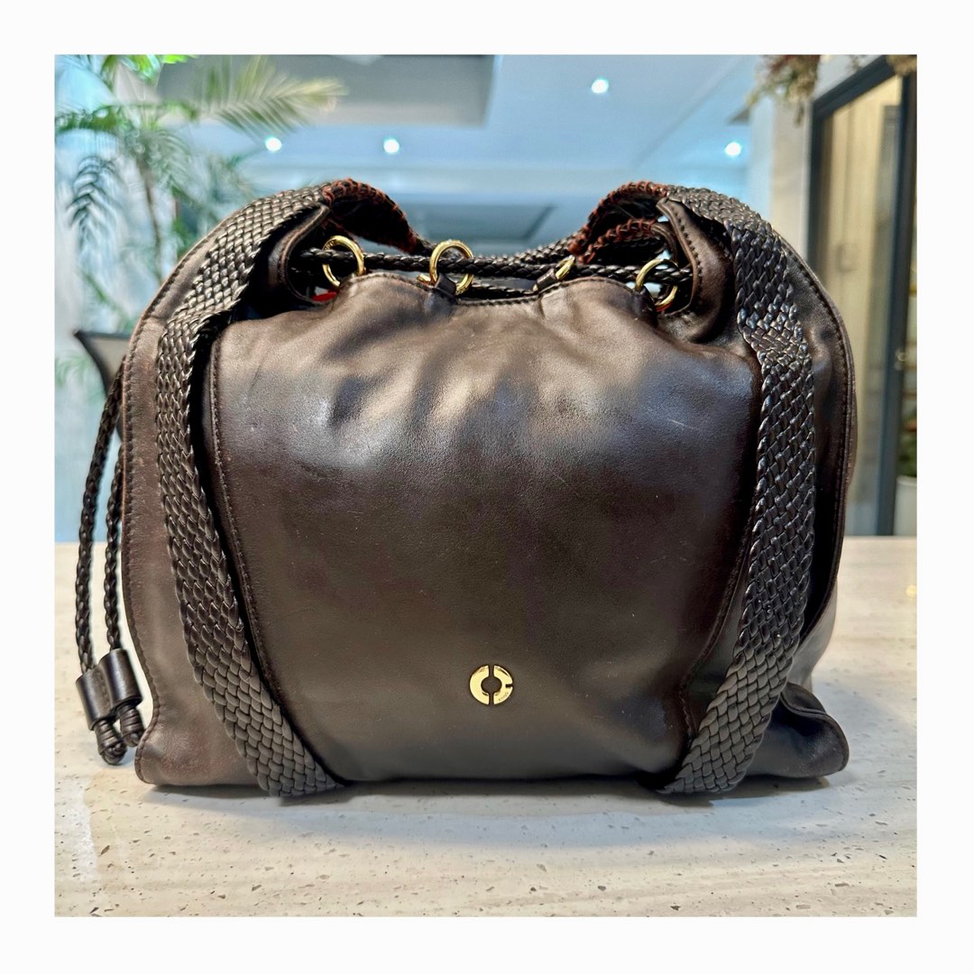 Cobo Braided Leather Bag, Luxury, Bags & Wallets on Carousell