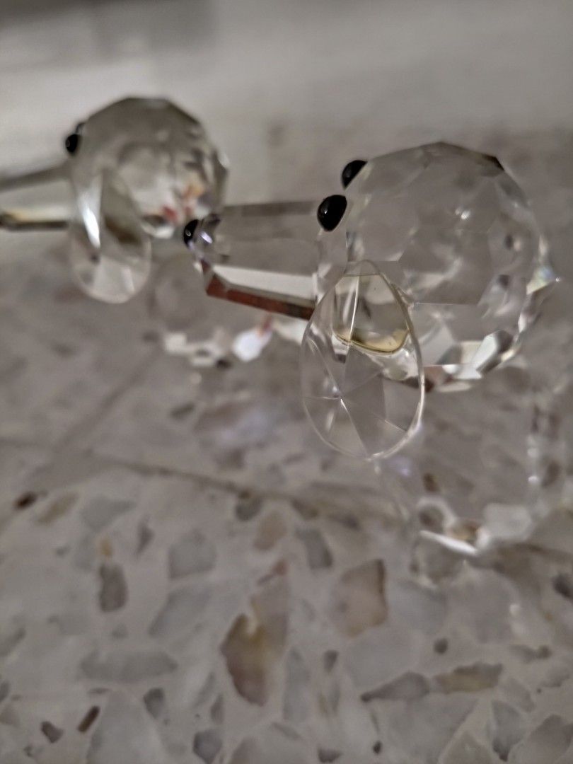 Crystal Poodle Dog, Hobbies & Toys, Collectibles & Memorabilia, Vintage ...