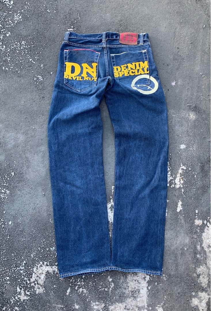 Devil Nut, Men's Fashion, Bottoms, Jeans on Carousell