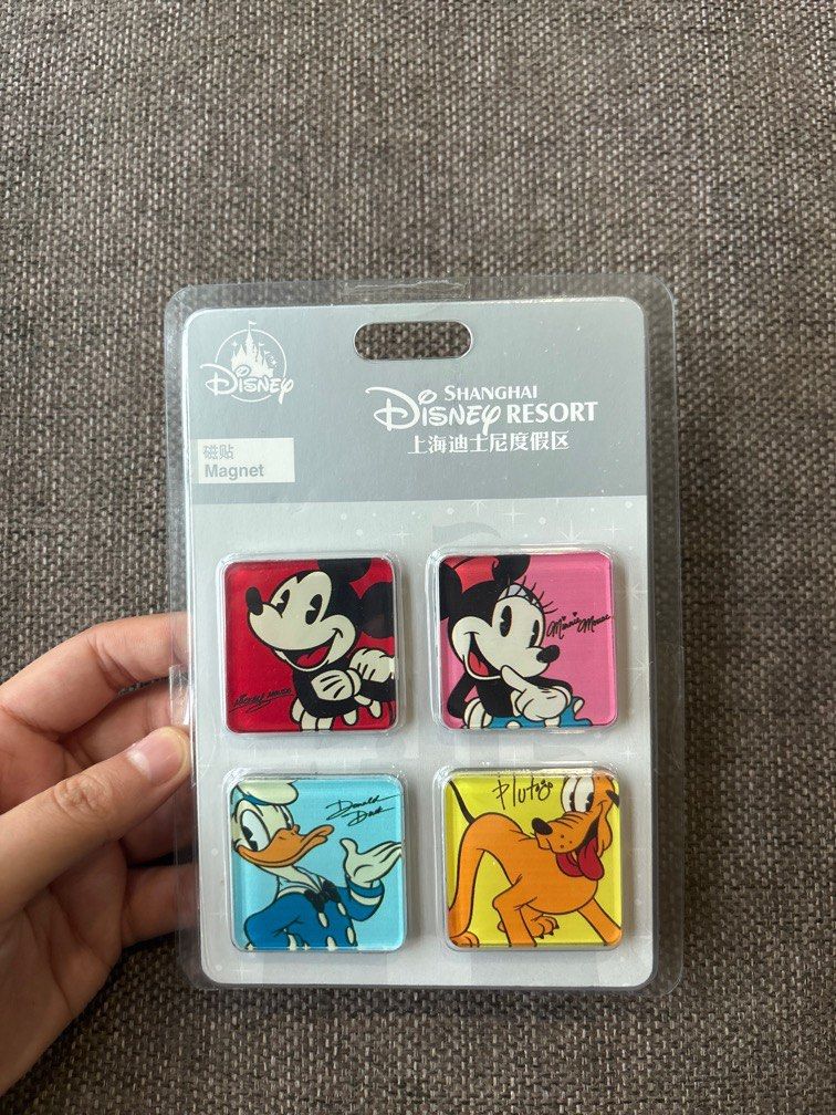 Disney Magnets from Disneyland Shanghai (Mickey, Minnie, Pluto, Donald ...