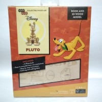 Disney PLUTO by INCREDIBUILDS collectible 3D wood art & book, Toys ...