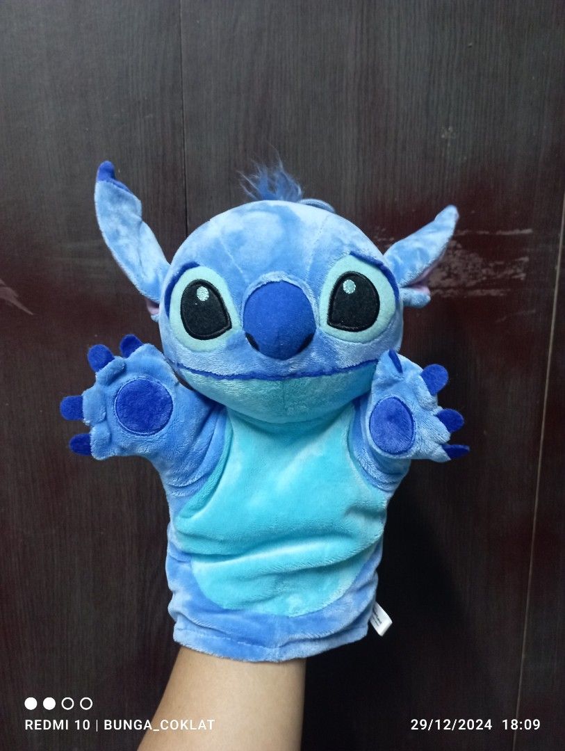 Disney Stitch Handpuppet, Hobbies & Toys, Toys & Games on Carousell