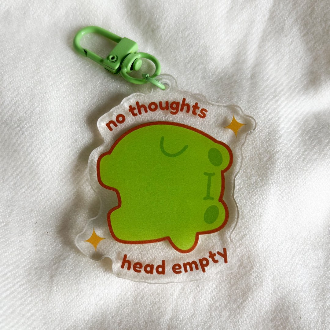 Froggy Acrylic Keychain, Hobbies & Toys, Stationery & Craft, Handmade ...