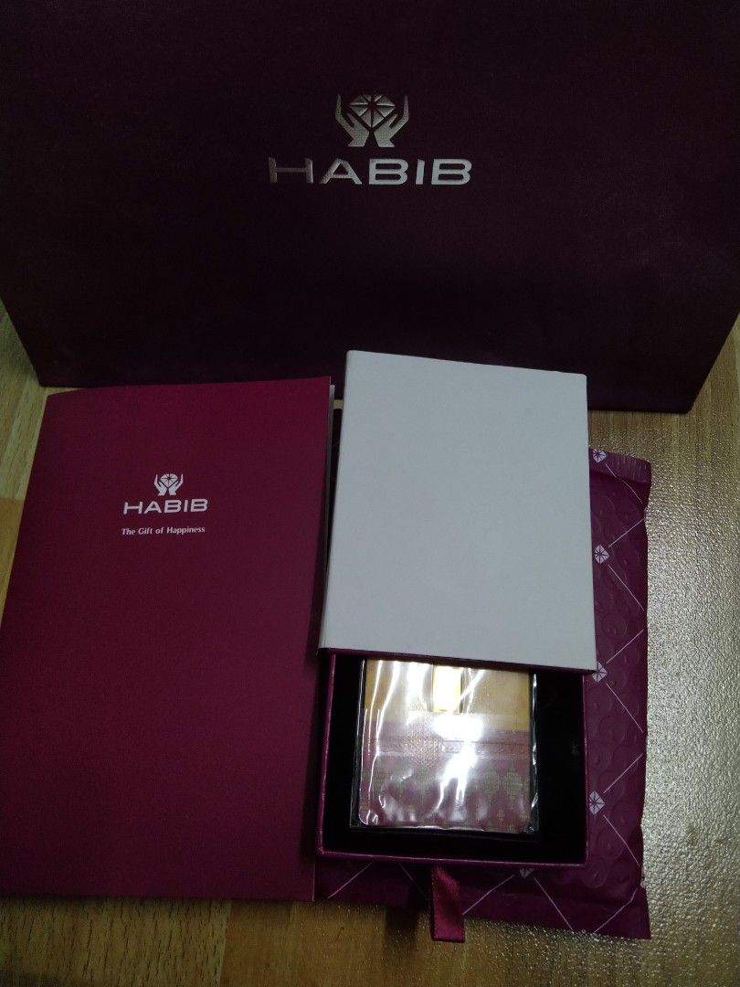 Gold Bar Habib 0.5g 999, Everything Else, Others on Carousell