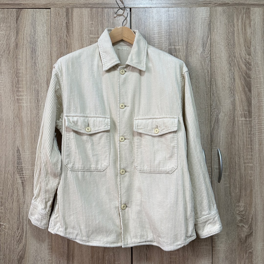 GU CPO CORDUROY OVERSHIRT JACKET, Men's Fashion, Coats, Jackets and Outerwear on Carousell