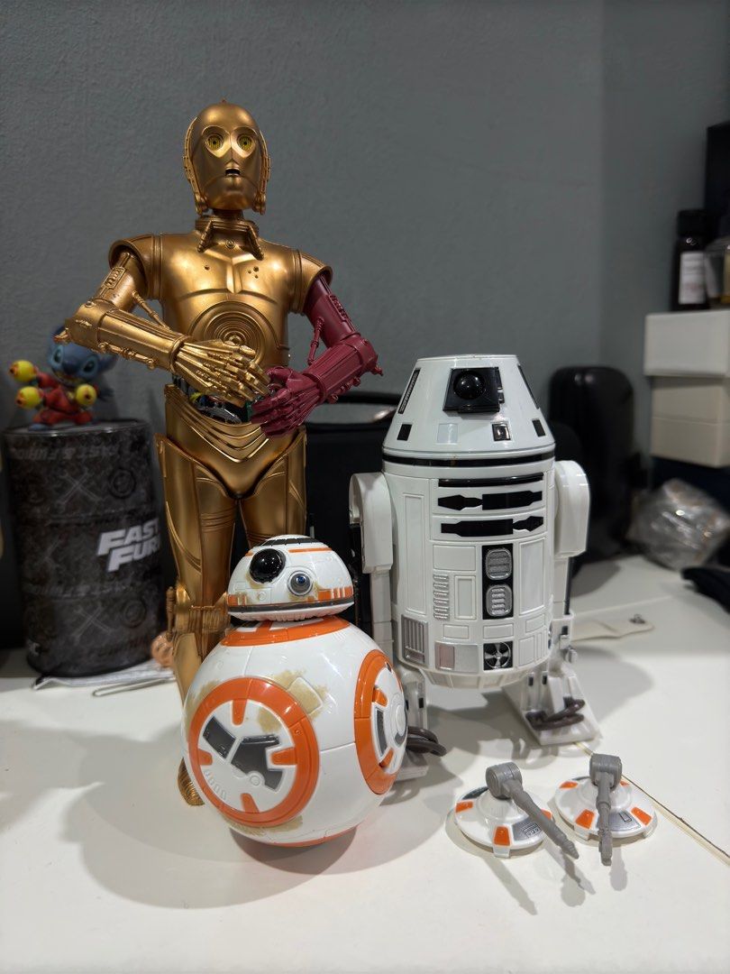 HASBRO SET OF 3 STAR WARS DROIDS 1/6 scale, Hobbies & Toys, Toys ...