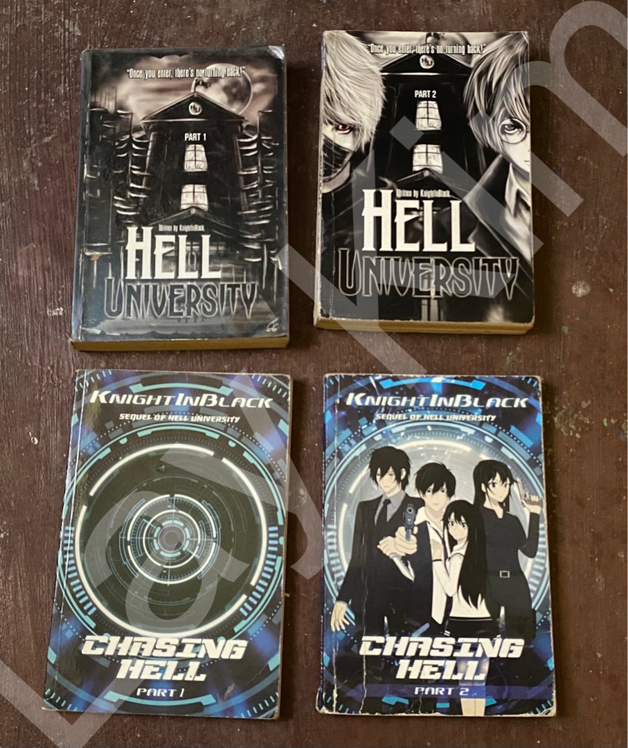 (Signed) Hell University & Chasing Hell - KnightinBlack Wattpad Book, Hobbies & Toys, Books ...