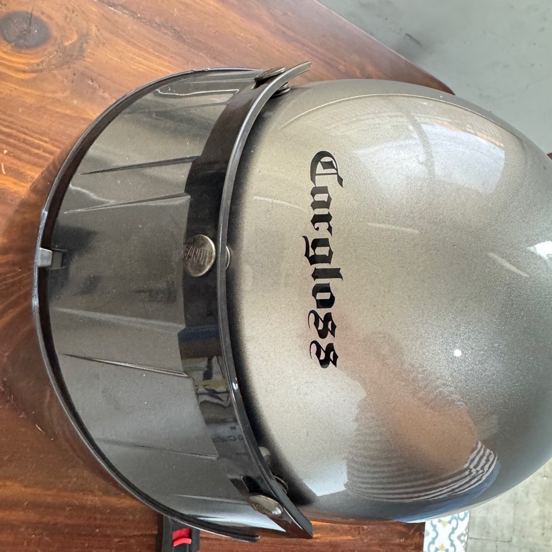 Helm Cargloss Bogo Abu Silver, Aksesoris Mobil di Carousell